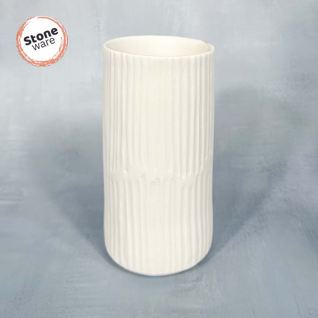 Rustic Carved Vase — Chesapeake Ceramics